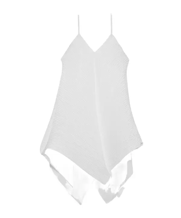 J.W.ANDERSON Pleated Handkerchief-hem Blouse
