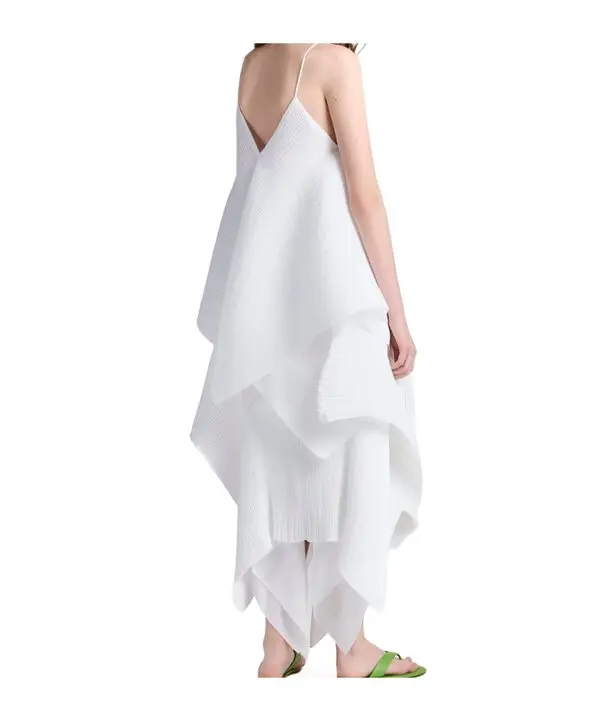 J.W.ANDERSON Pleated Handkerchief-hem Blouse