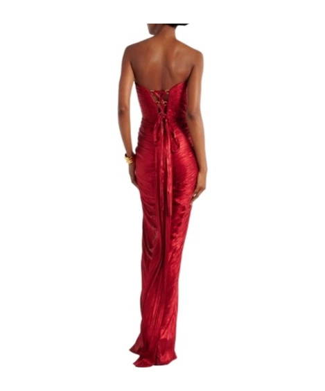 MARIA LUCIA HOHAN Kiera Silk Tulle Corset Gown