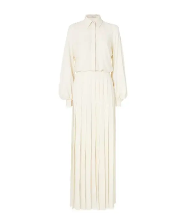 Fendi Ivory Silk Dress