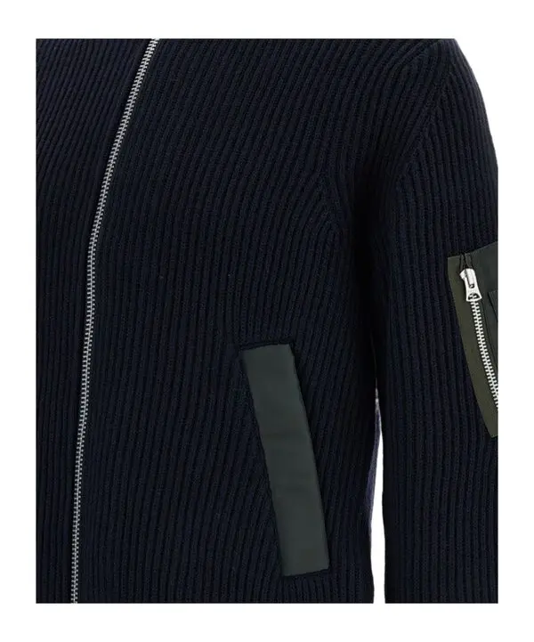 Sacai Zip-up Sweater