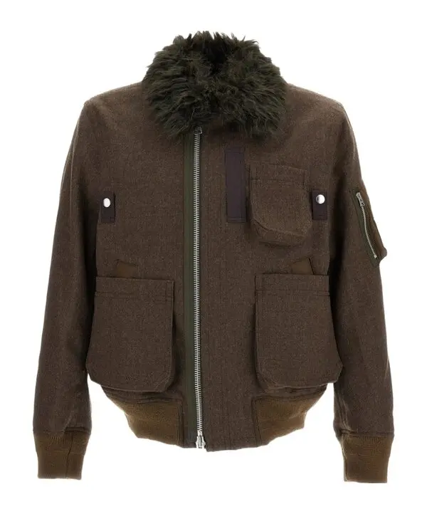 Sacai Long-sleeve Casual Jacket