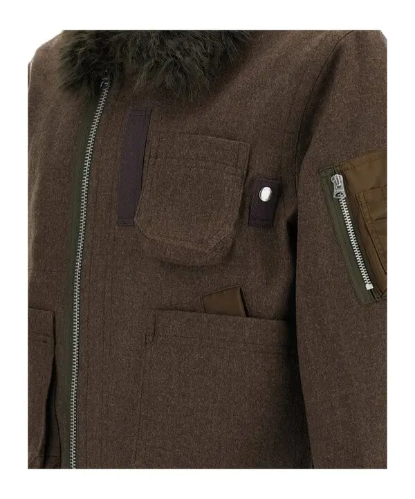 Sacai Long-sleeve Casual Jacket