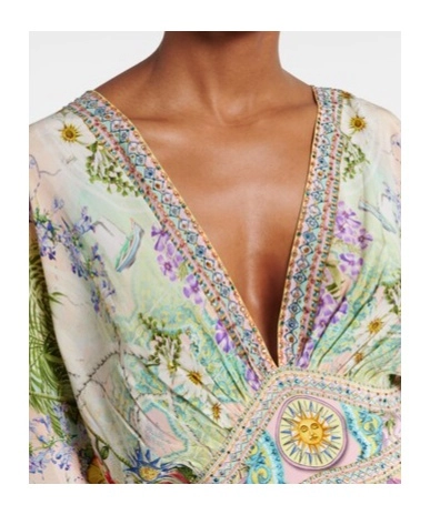 Camilla Embellished Silk Maxi Dress