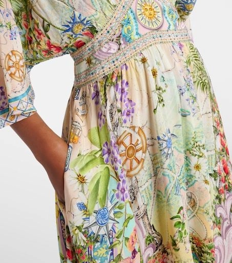Camilla Embellished Silk Maxi Dress