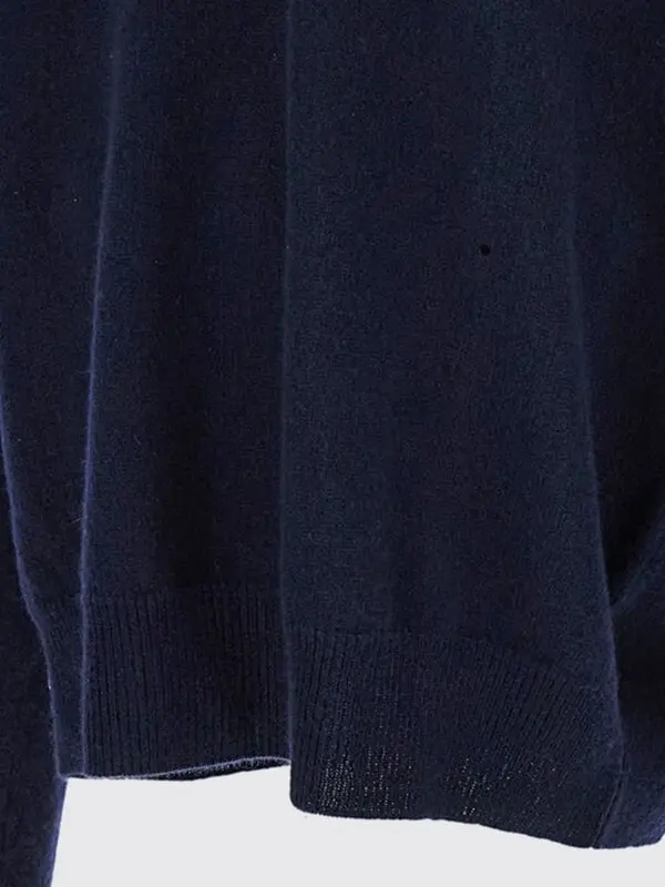 Extreme Cashmere Long-sleeved V-neck Jumper - Blue
