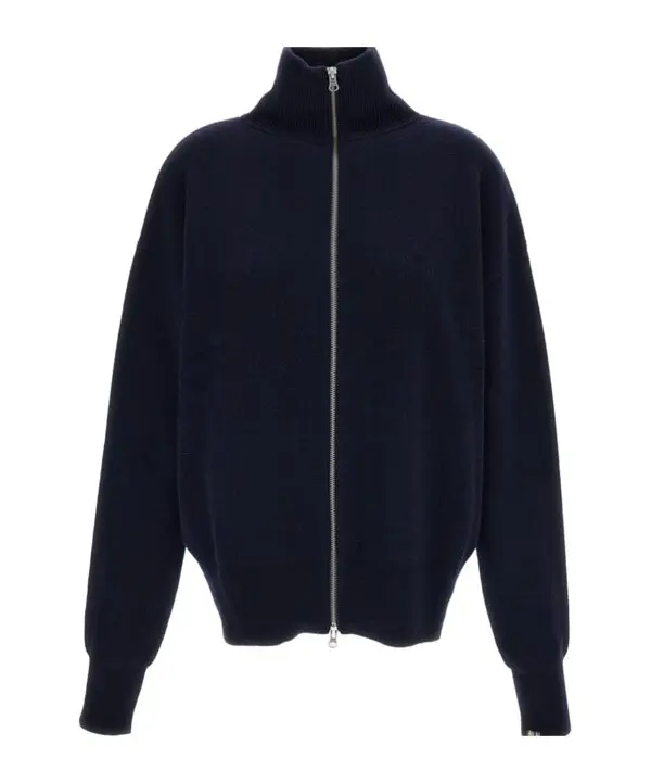 Extreme Cashmere N319 Zip-up Cardigan - Black
