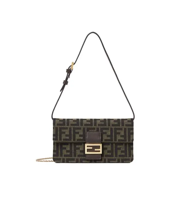 Fendi Tube Ff-jacquard Wallet