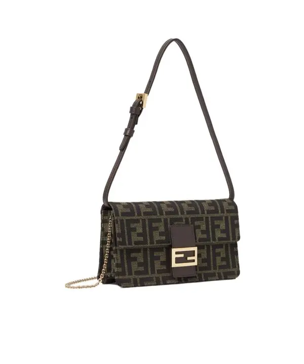 Fendi Tube Ff-jacquard Wallet