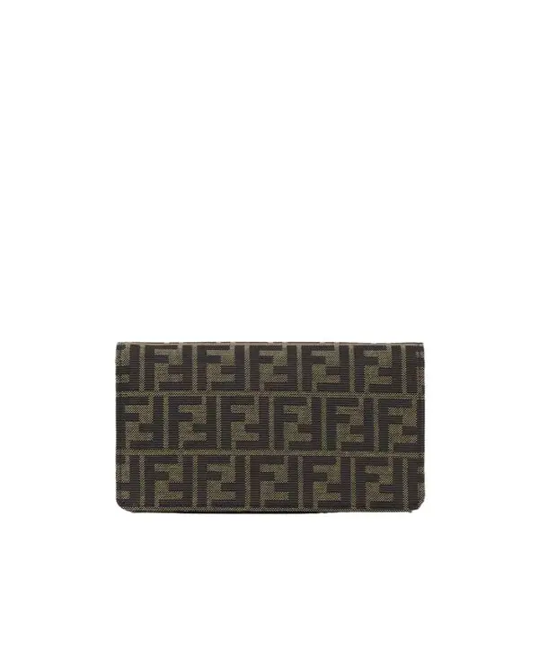 Fendi Tube Ff-jacquard Wallet