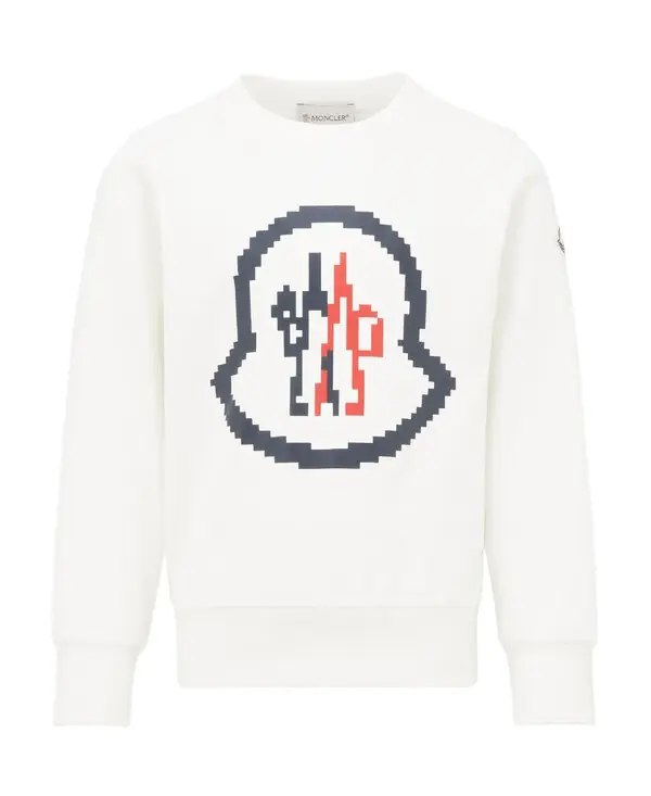 Moncler Pixelated Logo Sweatshirt