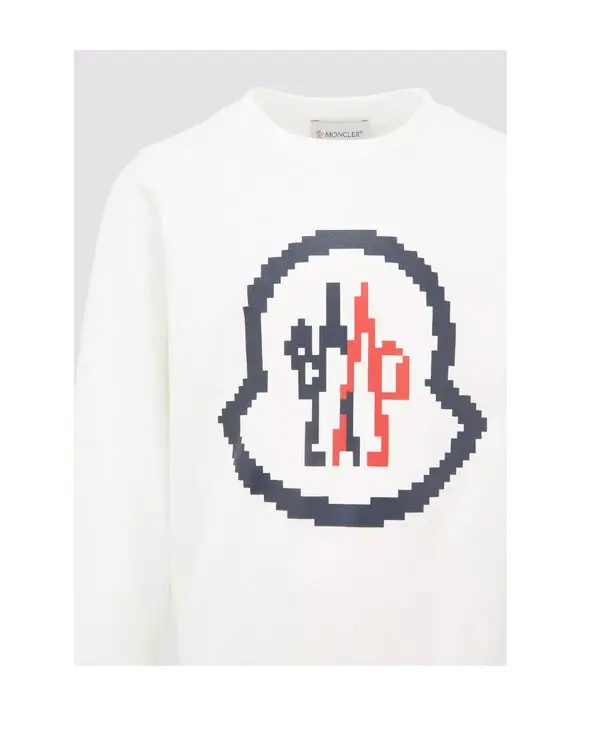 Moncler Pixelated Logo Sweatshirt