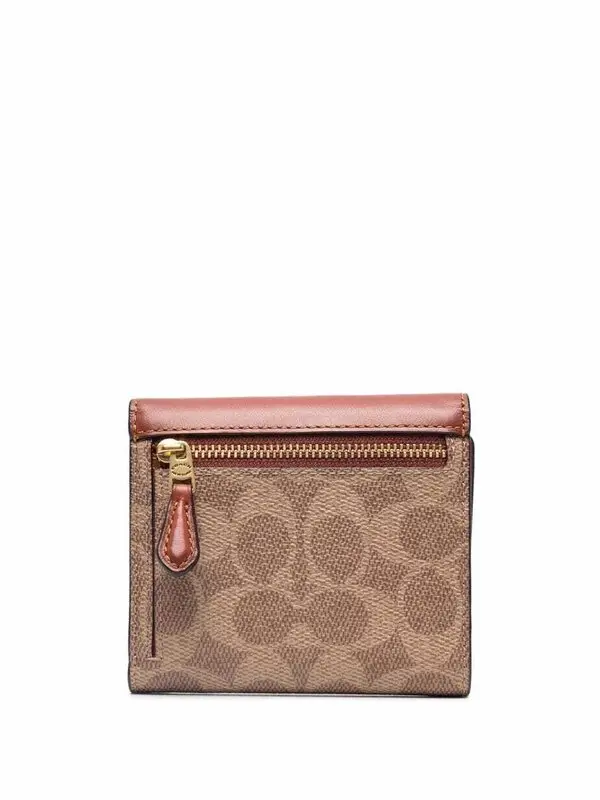 COACH Wyn Logo Plaque Small Wallet