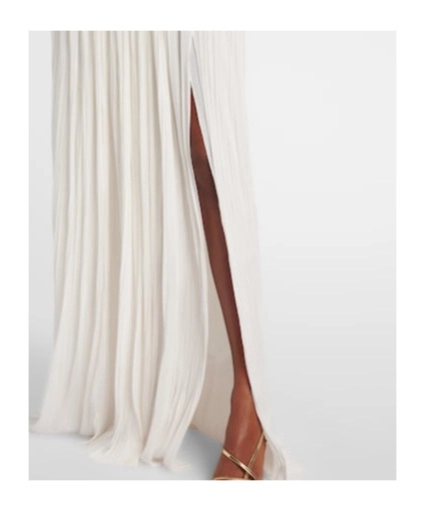 MARIA LUCIA HOHAN Sharon Off-shoulder Silk Gown