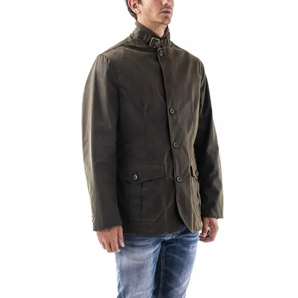 Barbour Wax Coated High-neck Jacket