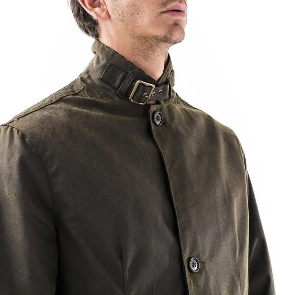 Barbour Wax Coated High-neck Jacket