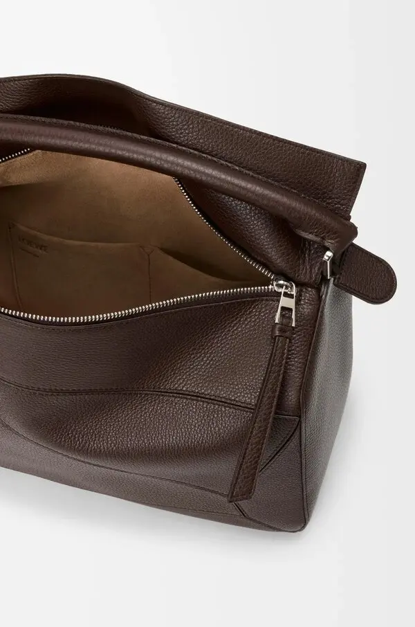Loewe Logo Embossed Top Handle Bag