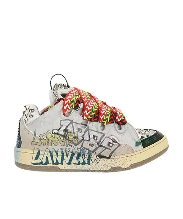 LANVIN Curb Low-top Sneakers