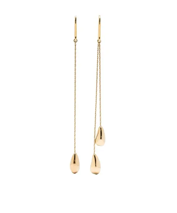 Isabel Marant Étoile Isabel Maran Shiny Day Asymmetric Drop Earrings - Yellow