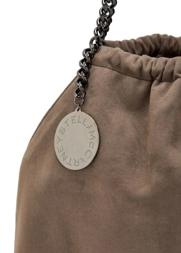 Stella McCartney Falabella Medium Drawstring Faux Suede Tote