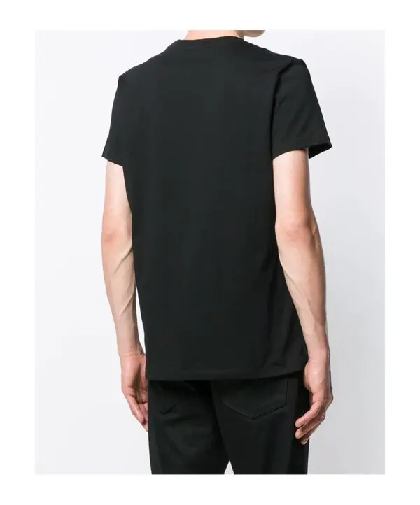 Balmain Logo Print T-shirt - Black