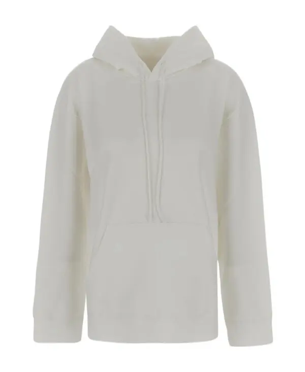 MAISON MARGIELA Logo-embroidered Drawstring Hoodie