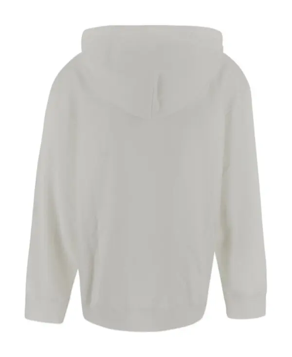 MAISON MARGIELA Logo-embroidered Drawstring Hoodie
