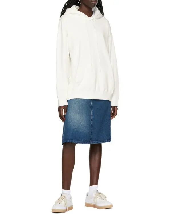 MAISON MARGIELA Logo-embroidered Drawstring Hoodie