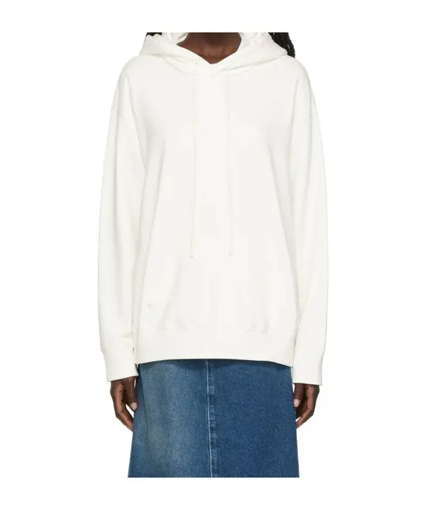 MAISON MARGIELA Logo-embroidered Drawstring Hoodie
