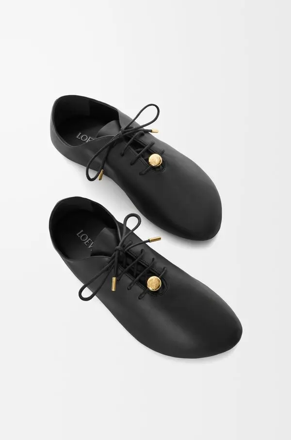 Loewe Pebble Soft Lace-up Shoes
