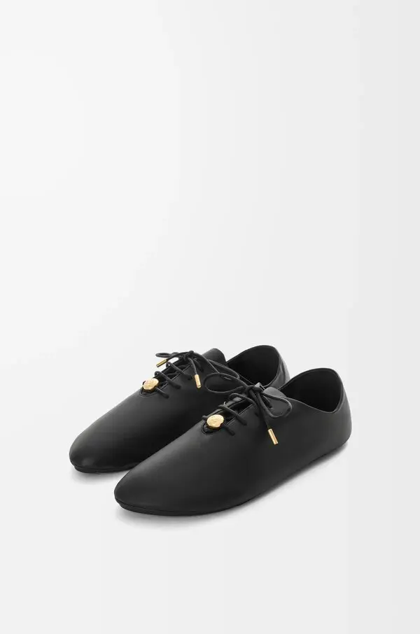 Loewe Pebble Soft Lace-up Shoes