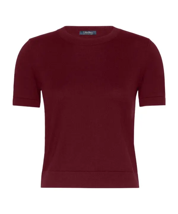 Max Mara Giulietta Crewneck Knitted Jumper - Deep Red