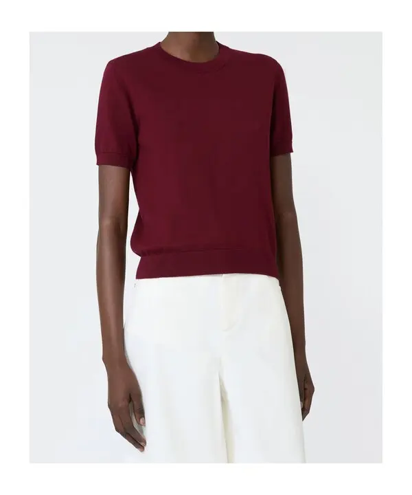 Max Mara Giulietta Crewneck Knitted Jumper - Deep Red