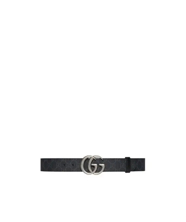 Gucci Gg Marmont Reversible Belt - Black