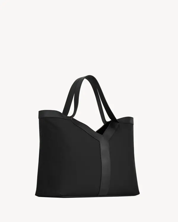 Saint Laurent Large Y-logo Tote Bag