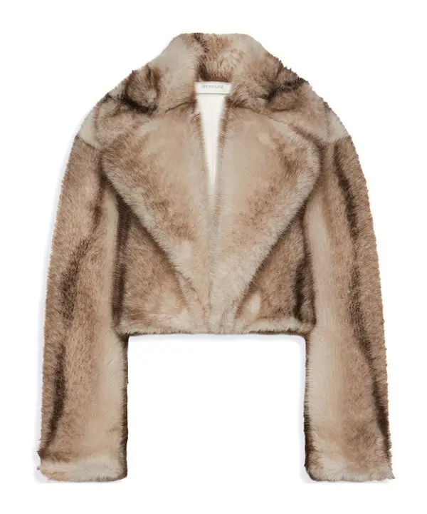 Sportmax Long-sleeved Fur - Nude