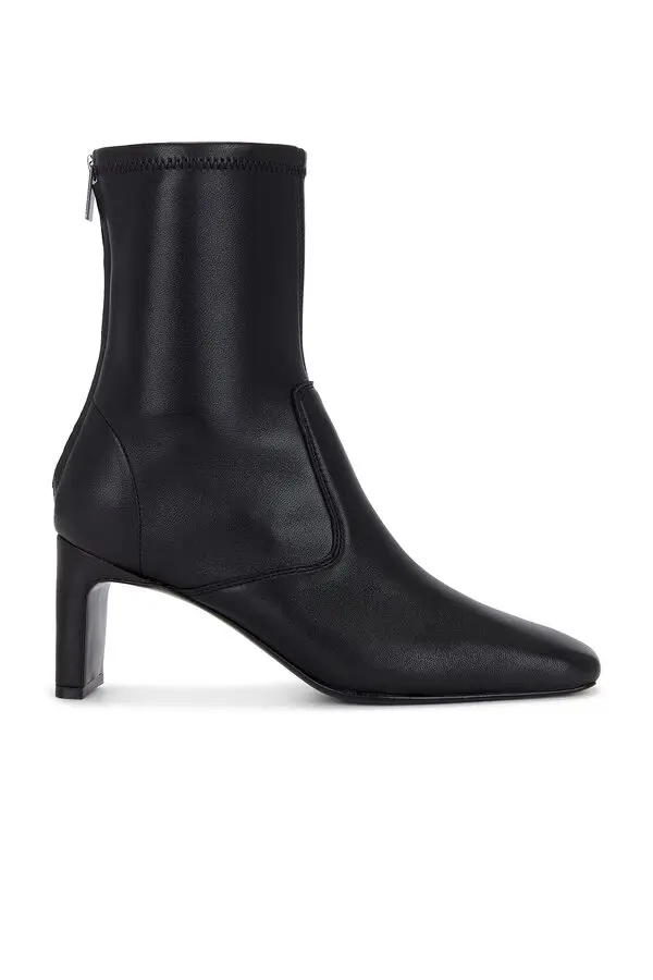 A.emery Torres Boot With Stretch Leather And Square Toe - Black