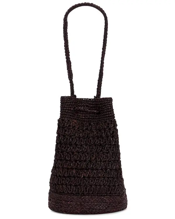 Jenni Kayne Riviera Raffia Bucket Bag