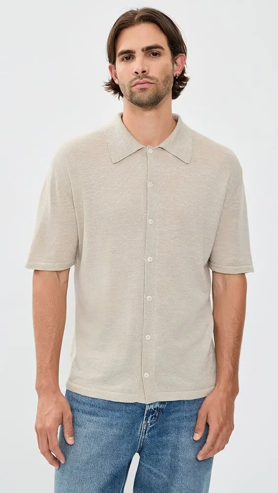 THE ELDER STATESMAN Libeccio Knit Polo