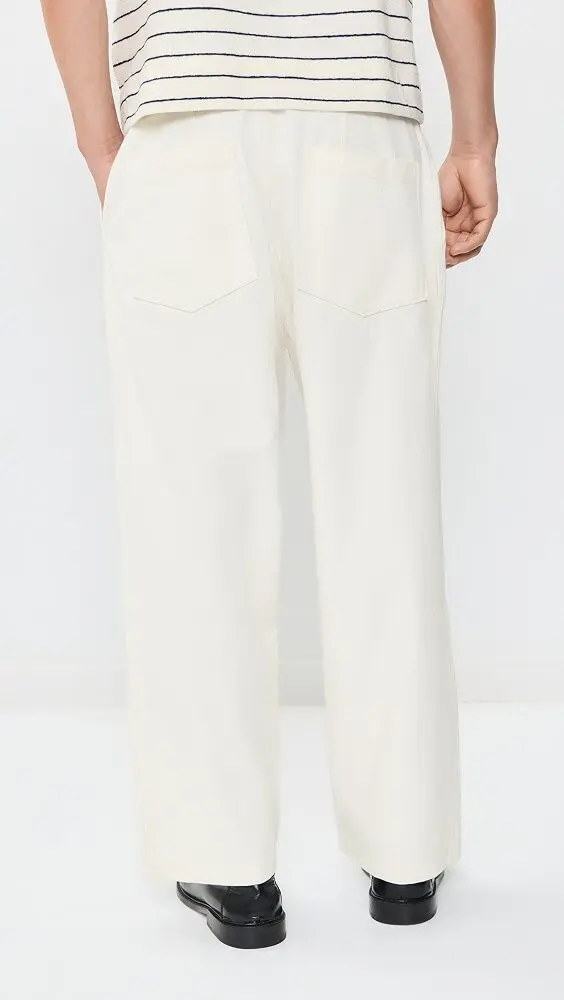 Universal Works Dutch Slub Drill Wide Leg Pants