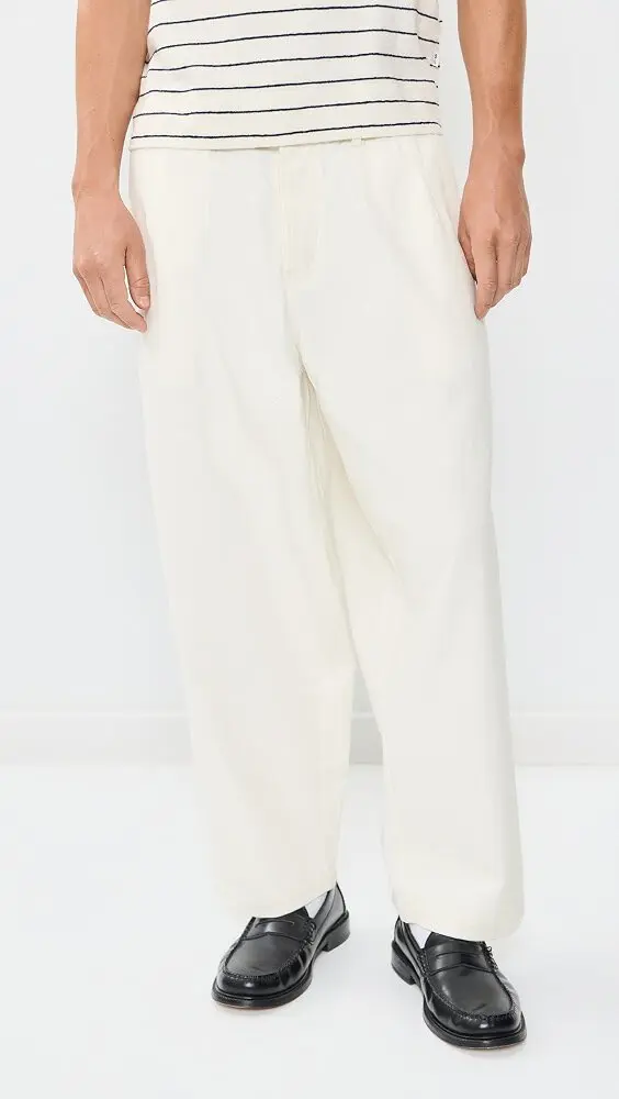 Universal Works Dutch Slub Drill Wide Leg Pants