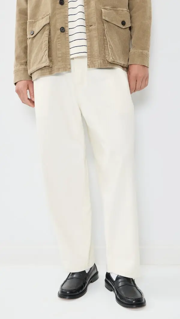 Universal Works Dutch Slub Drill Wide Leg Pants