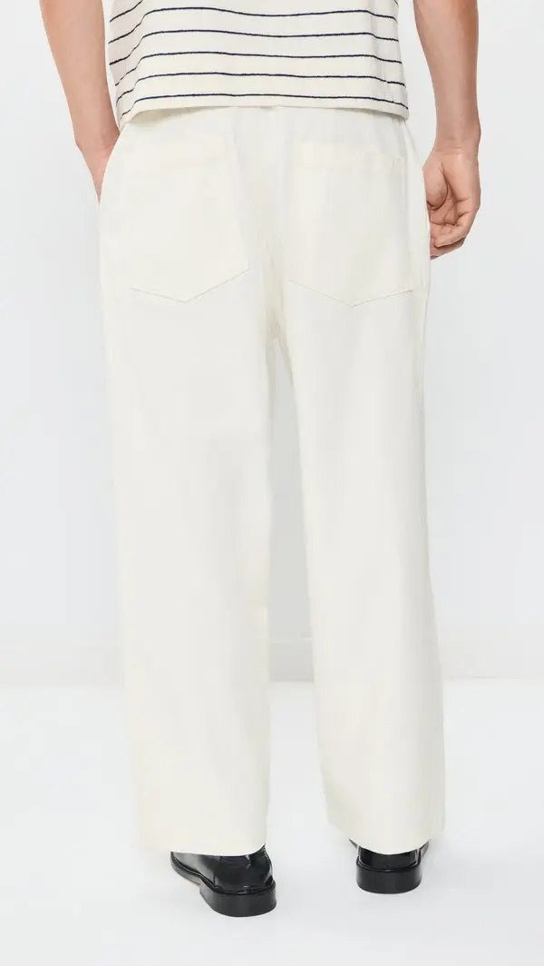 Universal Works Dutch Slub Drill Wide Leg Pants