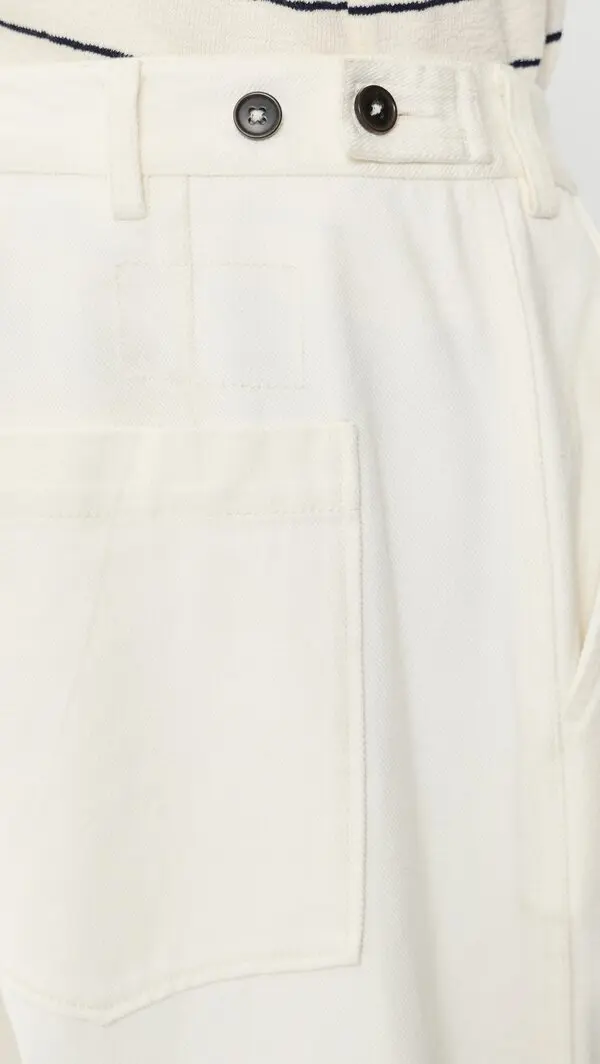 Universal Works Dutch Slub Drill Wide Leg Pants