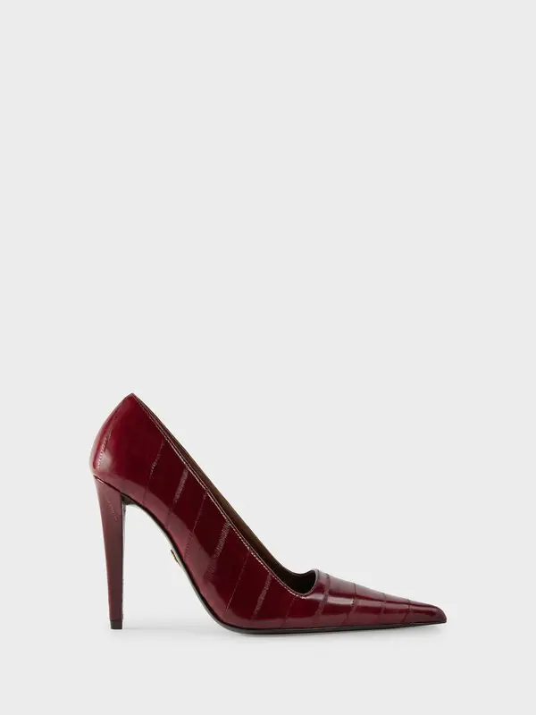 GIUSEPPE ZANOTTI High Desire Pump 105 - Bordeaux