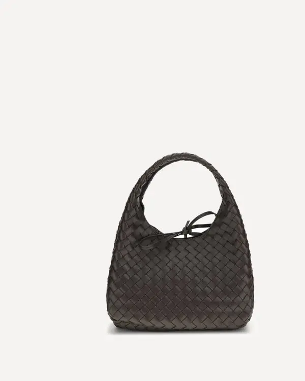 Bottega Veneta Campana Shoulder Bag - Brown