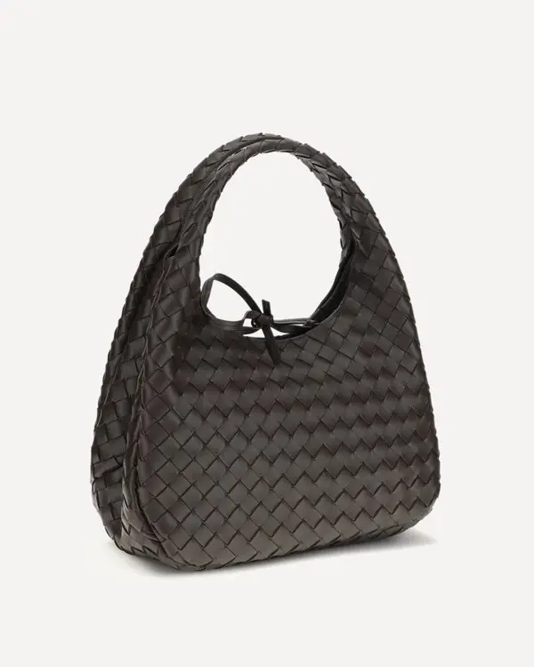 Bottega Veneta Campana Shoulder Bag - Brown