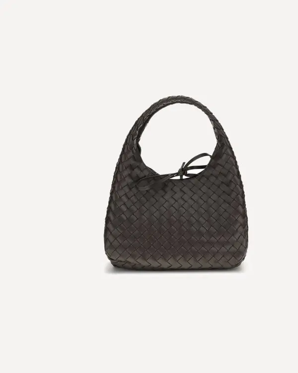 Bottega Veneta Campana Shoulder Bag - Brown
