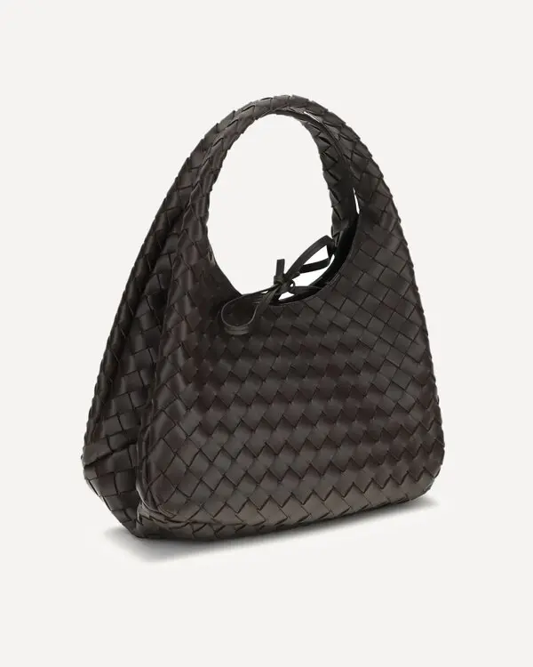 Bottega Veneta Campana Shoulder Bag - Brown