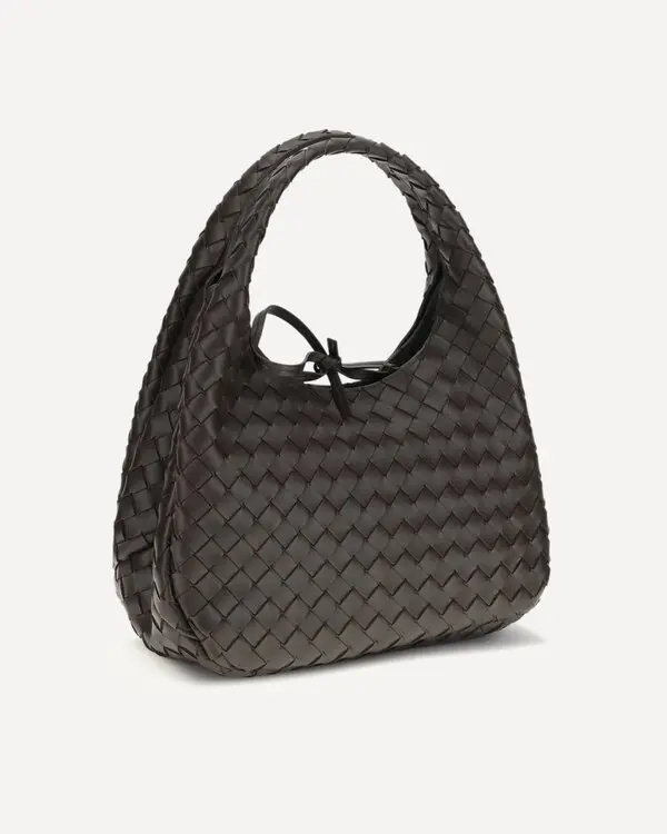 Bottega Veneta Campana Shoulder Bag - Brown